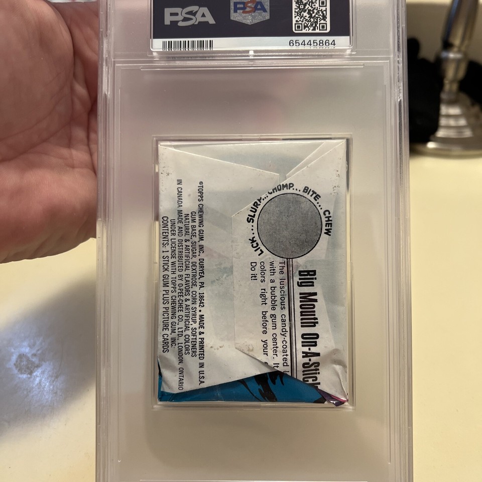 1972 Topps Baseball Wax Pack Rarest Series PSA 7 High Number 6th Series ...