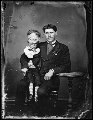Antique Demonic Dummy Photo 449 Oddleys Strange & Bizarre | eBay