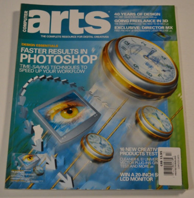 Computer Arts Magazine No 78, Winter 2002, Photoshop, Truespace ...