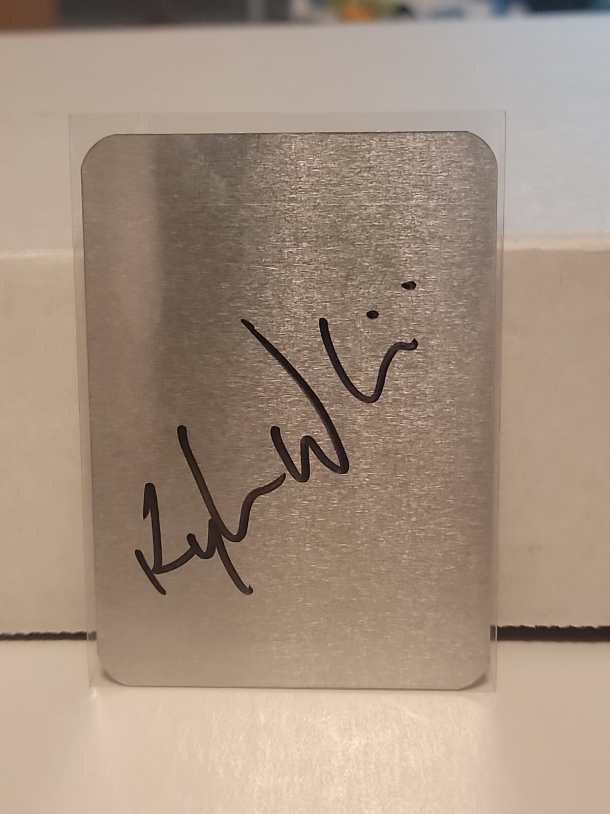 Kyle Willis Signed Metal Art Card ~ Spider-Man | eBay