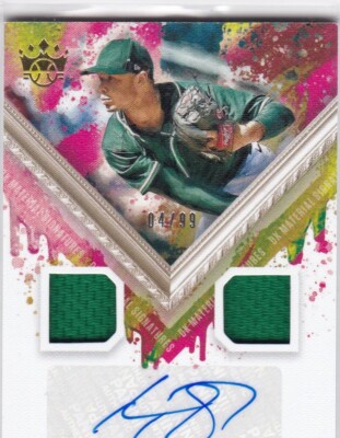 2021 Diamond Kings DK Material Signatures Daulton Jefferies Rookie Auto ...