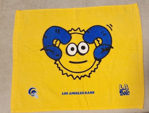 Los Angeles Rams Yellow Rally Towel LA Bold | eBay