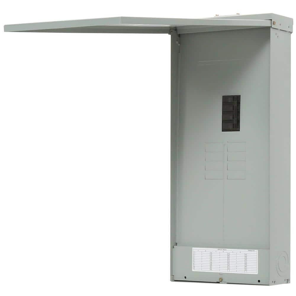 GE Main Breaker Load Center 200 Amp 8-Space 16-Circuit Galvanized Box ...