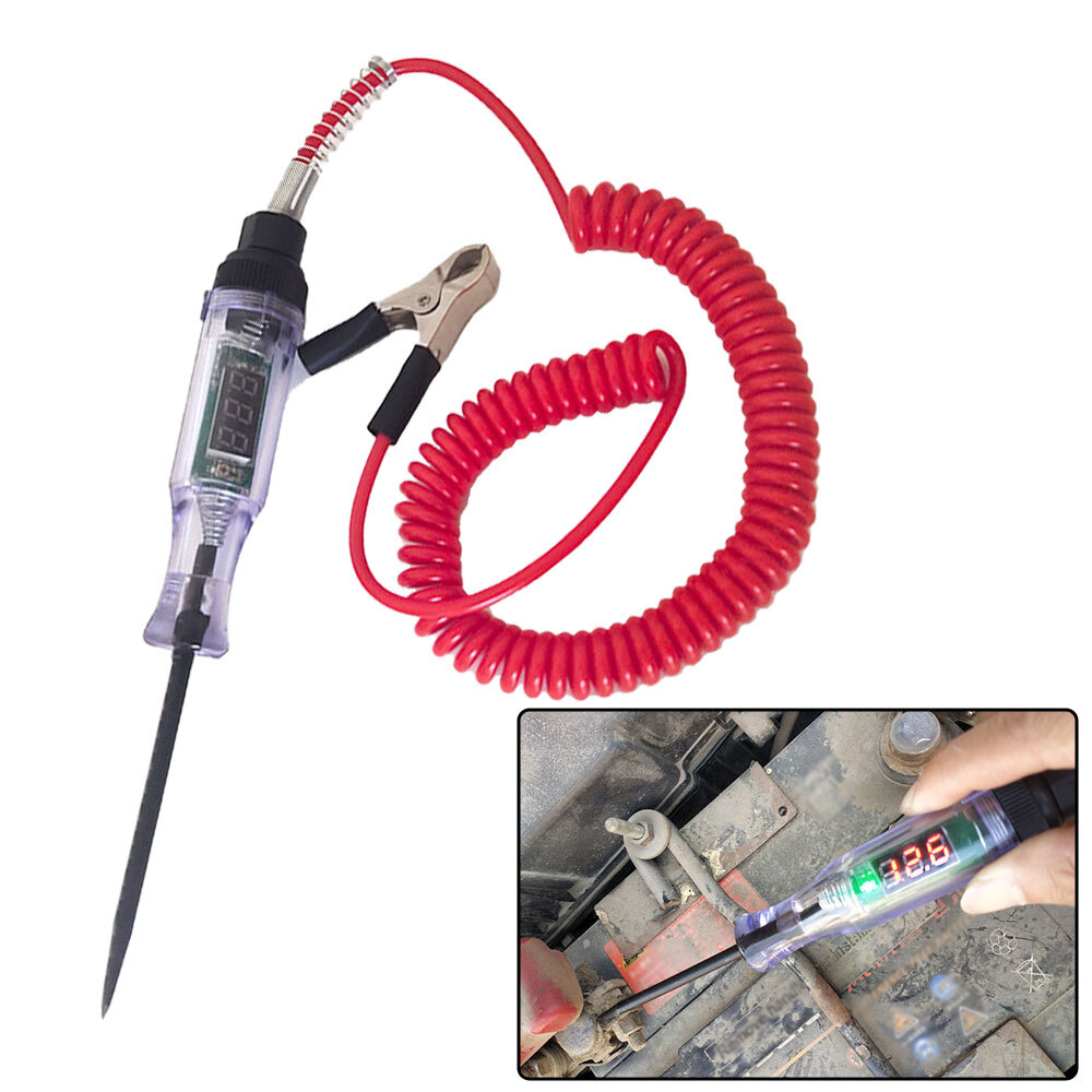 3-70V Digital Electric Circuit LCD Tester Test Light Car Truck Voltage ...