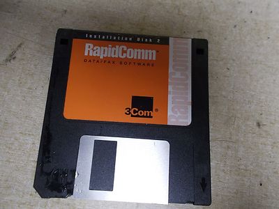 3Com RapidComm Data/Fax Software Installation Disk 2 *FREE SHIPPING* | eBay