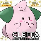 Shiny Cleffa 6IV Lv. 1 Modest Nature Pokemon Scarlet Violet SV | eBay