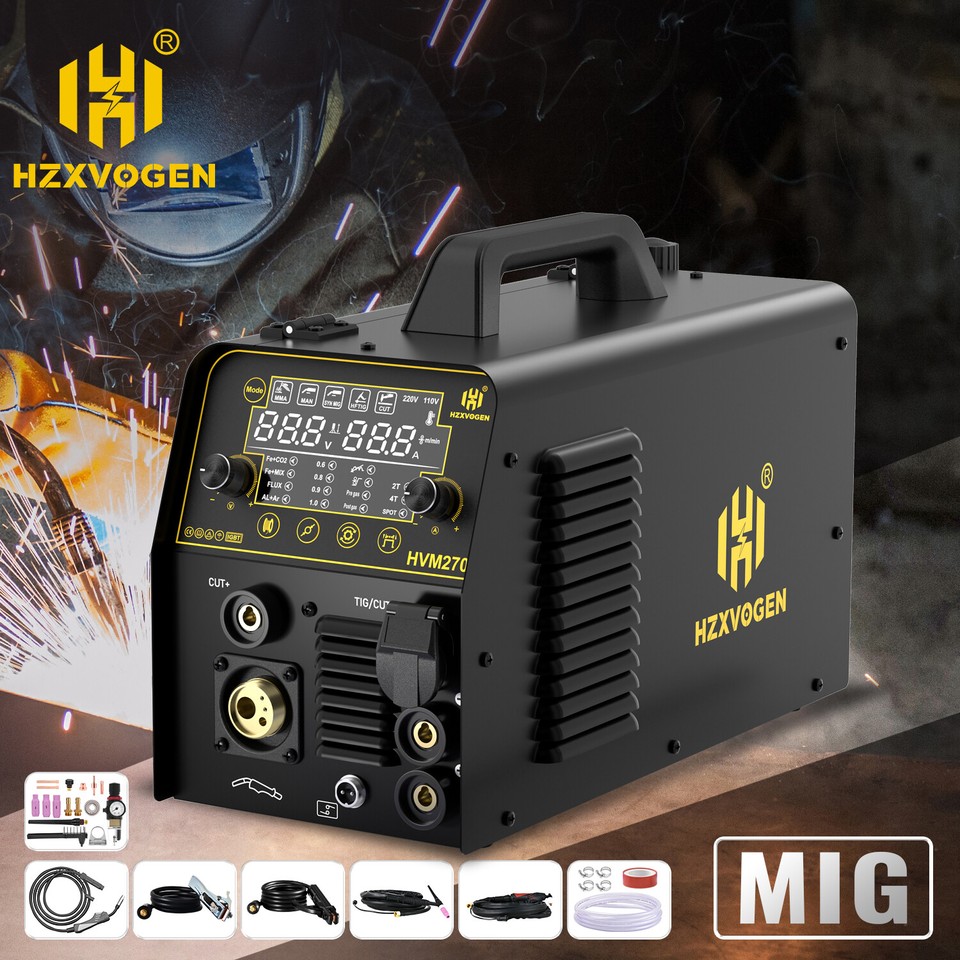 40A 6in1 Plasma Cutter, 250A HF-TIG SPOT MIG CUT STICK Aluminum Welding ...