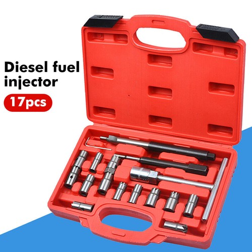 17pcs Diesel Injector Seat Cutter Set Remove Tools Cleaner Tool Set ...