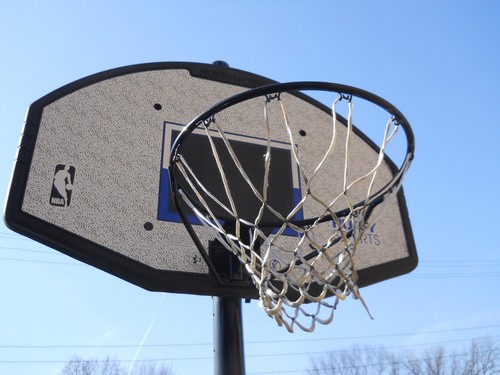 HUFFY NBA SPORT POLYCARBONATE PORTABLE BASKETBALL HOOP RIM NOT ...