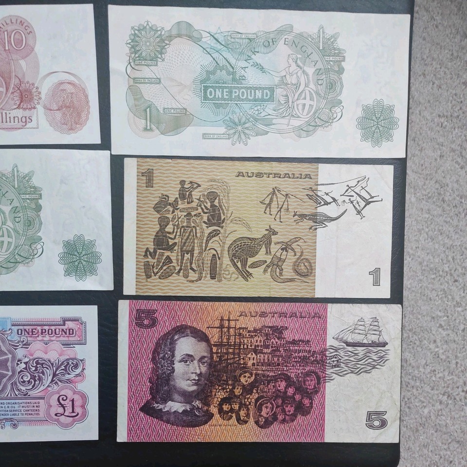 JOB LOT 12 X old British BankNotes | eBay UK