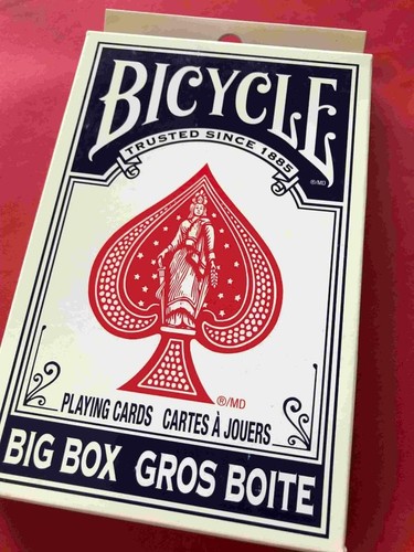 P0484 Bicycle Big Box Playing Cards Blue Unused | eBay Australia