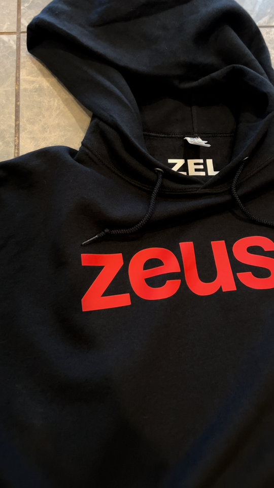 (L) ZEUS NETWORK SECURITY / STAFF - White (pink font) Hoodie - BADDIES ...