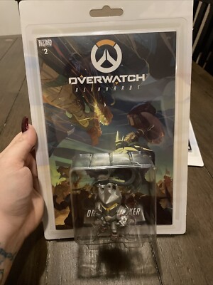 Overwatch Reinhardt Comic Book #2 and Backpack Hanger Dragon Slayer ...