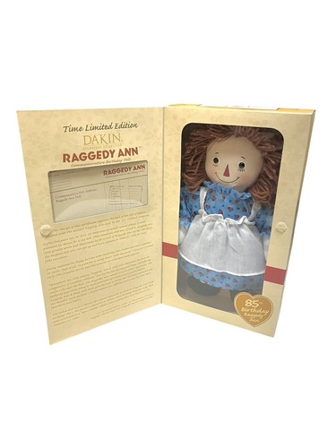 RAGGEDY ANN 85th Birthday Doll Limited Edition Dakin Signature ...
