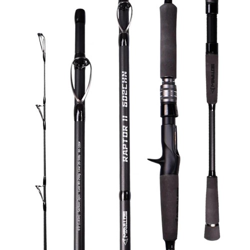 Carbon Tuna Fishing Jigging Rod, Lure 80-250g ,Line 20-50LB Spinning ...