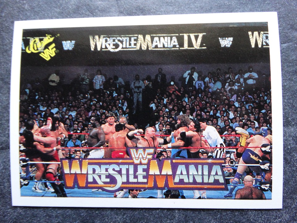 1990 Classic WWF WWE The History of Wrestlemania Cards Complete Your ...