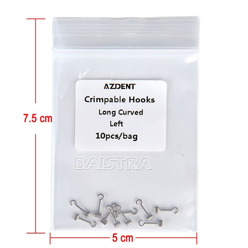 Orthodontics Metal Orthodontic Crimpable Hooks Tubes AZDENT Orthodontic ...