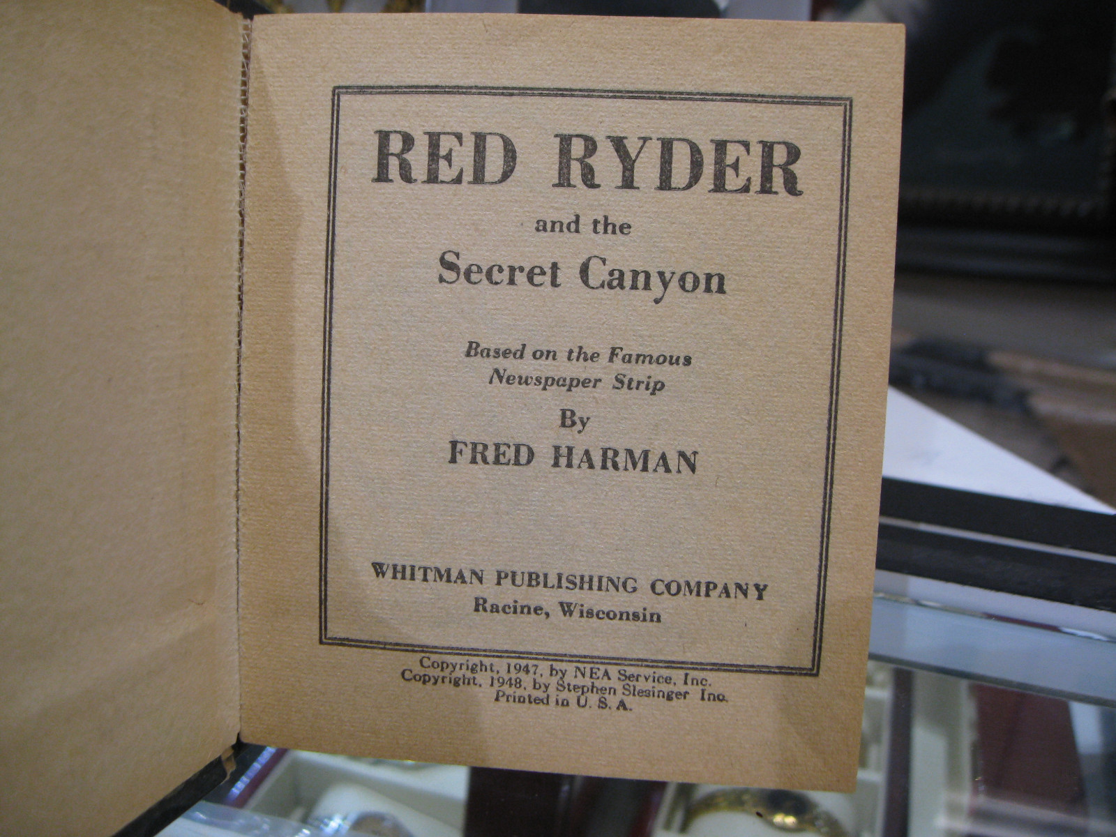 RED RYDER and The Secret Canyon BETTER Little Book Whitman | eBay
