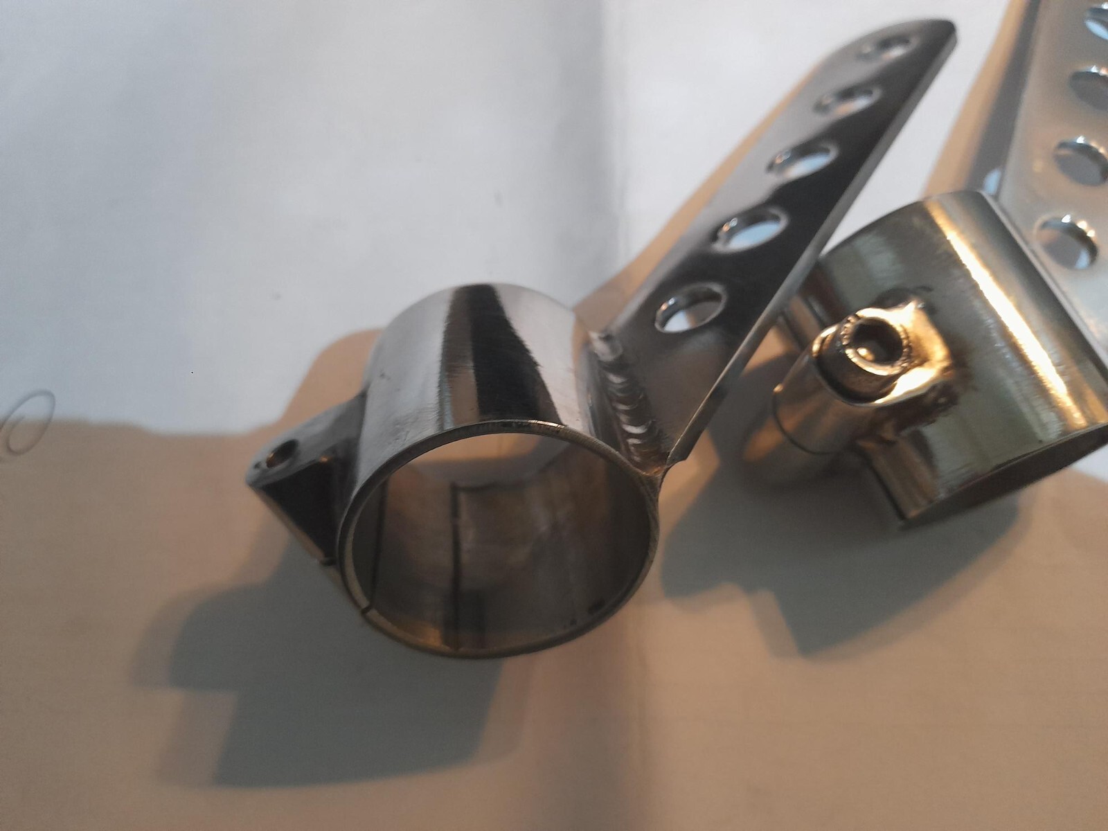 John Tickle Replica Headlight brackets for Norton Triton cafe racer ...