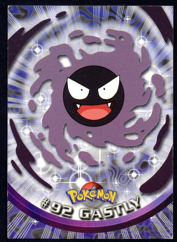 GASTLY CARD #92 POKEMON TRADING CARD COLLECTION TOPPS 1999-2000 | eBay