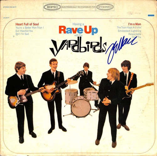 Jeff Beck "Rave Up" The Yardbirds Signed Autographed Album BECKETT | eBay