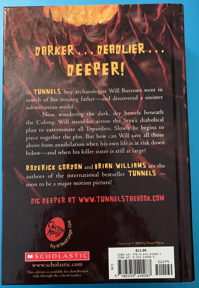 Tunnels Ser.: Deeper by Brian Williams and Roderick Gordon (2009 ...