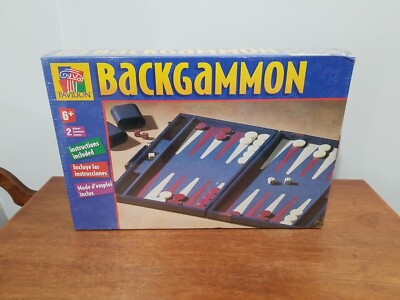 1999 Pavilion Tournament Backgammon Board Game Vintage New Factory ...