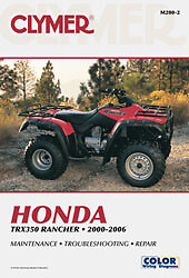 Clymer Repair Manual for 2000-2006 Honda Rancher 350 M200-2 | eBay