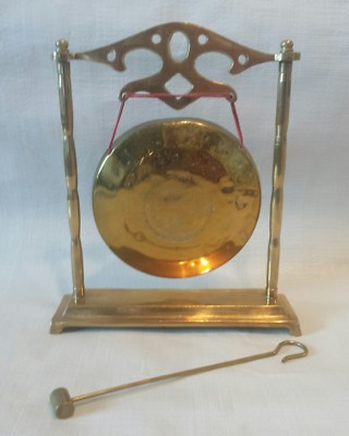Asian Brass mini Gong with mallet | eBay