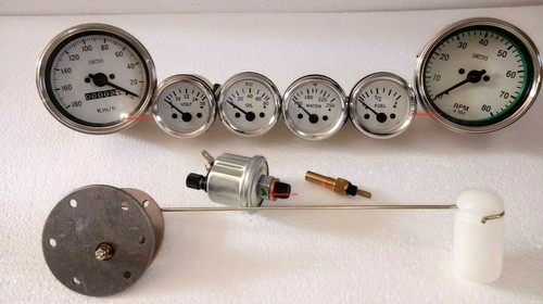 SmithGauges Kit- 52 Electrical TempOil Volt Fuel Speedo +Tacho 85 ...
