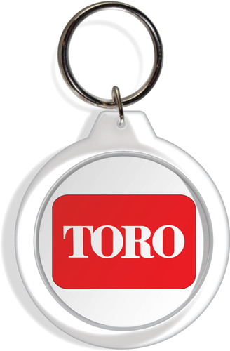 Toro Logo Garden Farm Tractor Keychain Keyring Yard Lawn Mower Hook ...