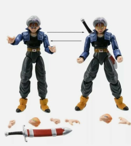 Trunks 2 Characters 16Cm. Dragon Ball Z Super Saiyan Figure Model | eBay