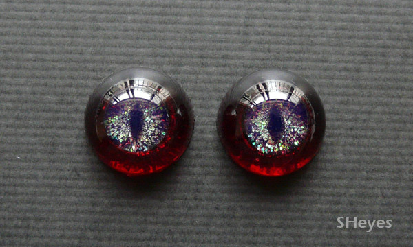 20mm SHeyes Urethane BJD/SD/OOAK/Reborn Doll Eyes 20050 (red/ cat eyes ...