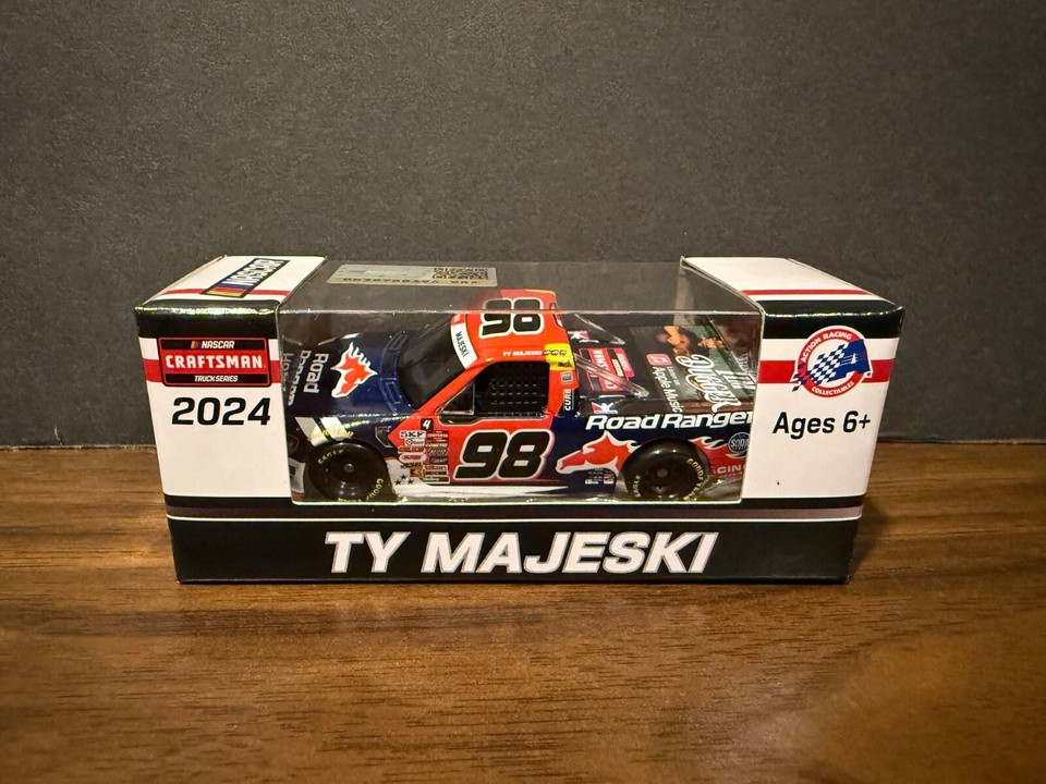 Ty Majeski 2024 #98 Road Ranger Champion NASCAR Ford F-150 1/64 NASCAR ...