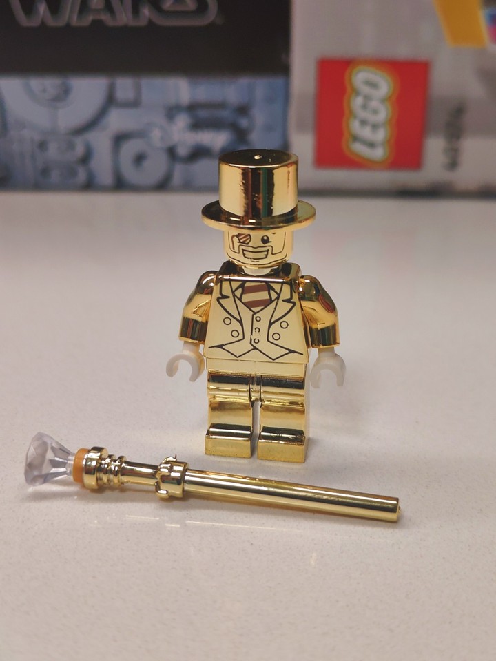 NEW Rare Mr. Gold LEGO Custom Minifigure | eBay