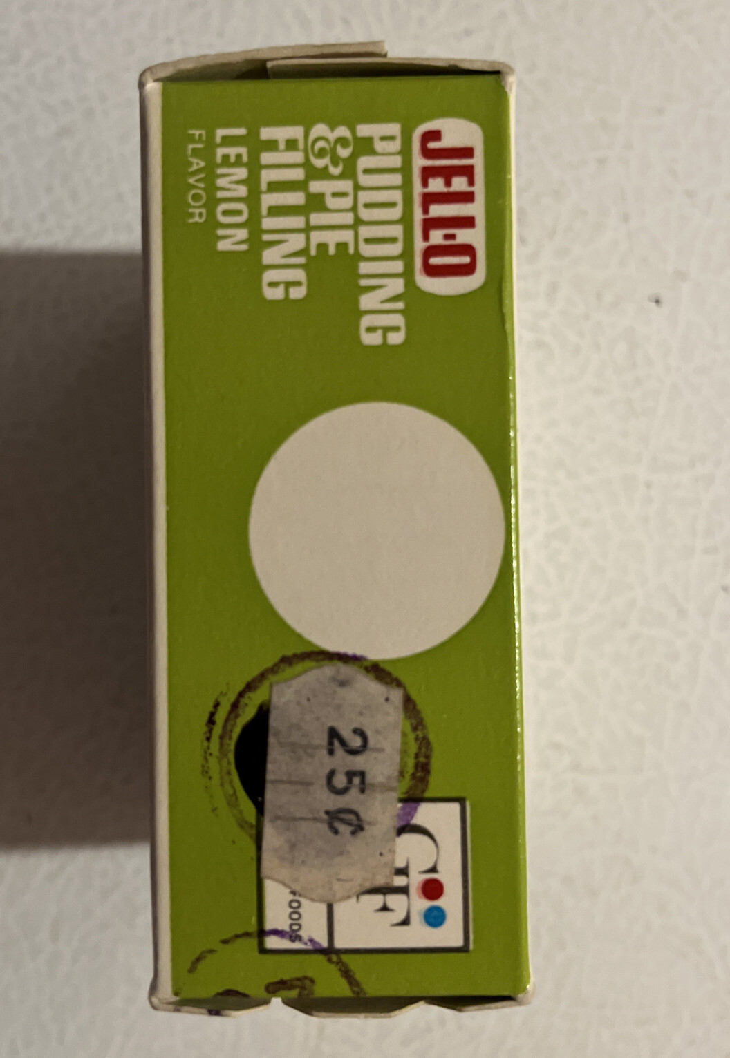 Vintage 1980’s Unopened Box Jello Box Lemon Pudding Mix General Foods ...