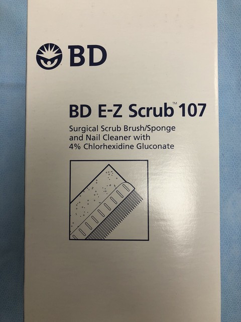 BD E-Z Scrub Surgical Scrub Brush impregnated with 4% CHG for sale ...