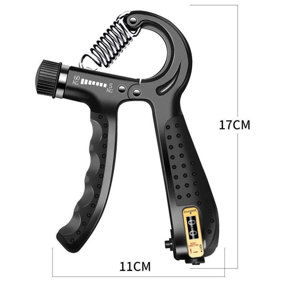 5-60KG Adjustable Hand Grip Strengthener Power Gripper M3 Forearm ...