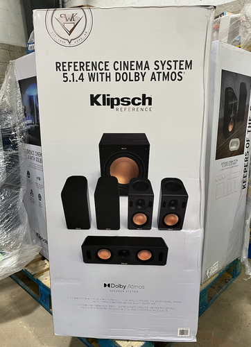 Klipsch Reference Cinema 5.1.4 Dolby ATMOS Home Theater Surround Sound ...
