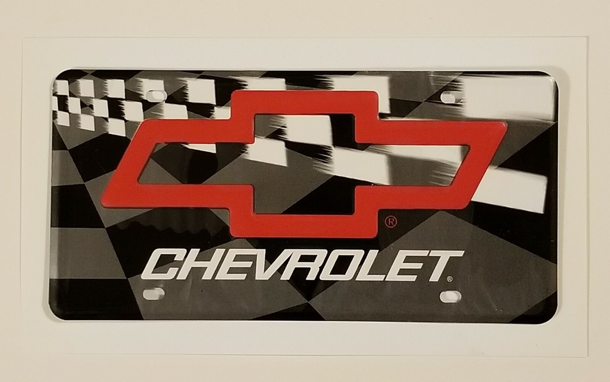 Chevy Logo With Checkered Flag
