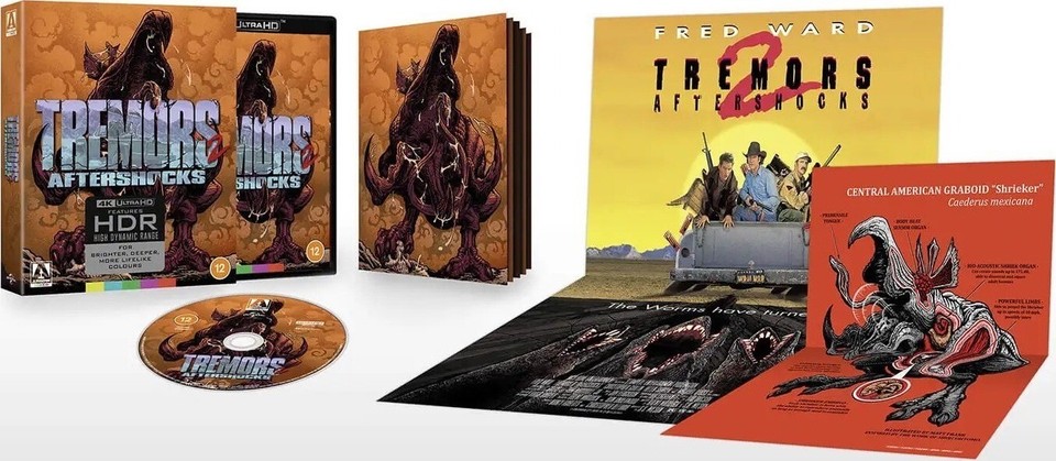 Tremors 2 4K Limited Edition UHD Blu-ray [1996] Arrow Store Exclusive ...