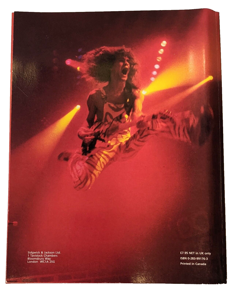 Van Halen By Philip Kamin & Peter Goddard Rare 1984 Book Of David Lee ...