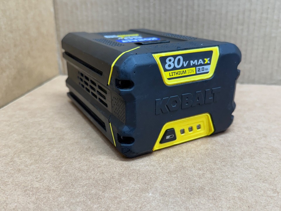 KOBALT [KB 280-06] GENUINE 80V MAX 2.0AH LITHIUM-ION BATTERY - [YELLOW ...