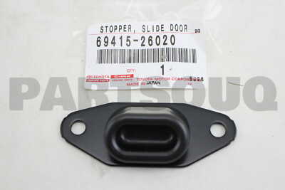6941526020 Genuine Toyota STOPPER, SLIDE DOOR DOWN FEMALE 69415-26020 ...