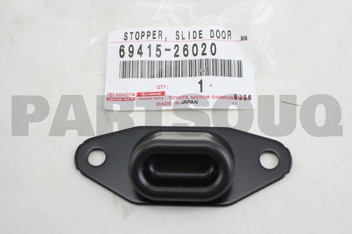 6941526020 Genuine Toyota STOPPER, SLIDE DOOR DOWN FEMALE 69415-26020 ...