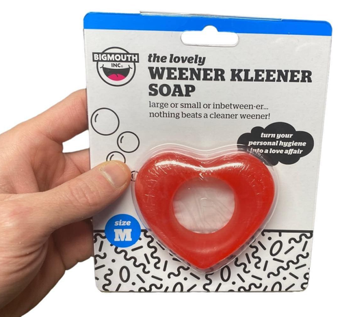 HEART Weener Cleaner Soap Willy Weiner Joke Gag Gift Party Adult Prank ...