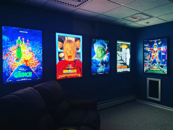 27x40 "World Famous" LED Glowbox Light Box Poster Frame | eBay