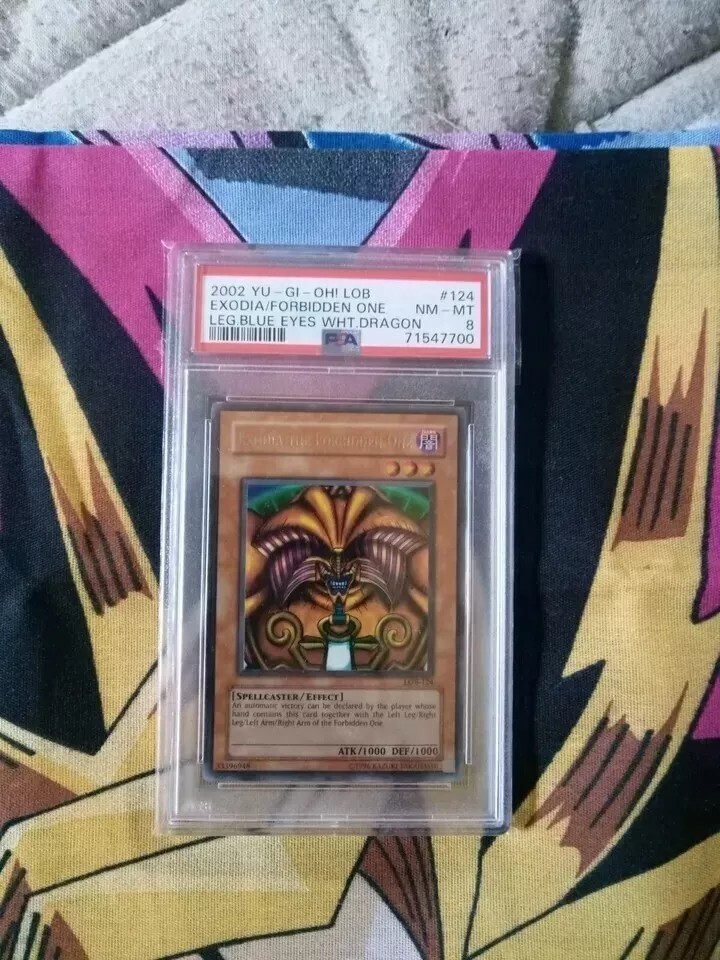 Exodia The Complete Set Five Pieces 5 Pieces Yu-Gi-Oh! PSA 8 2002 LOB ...