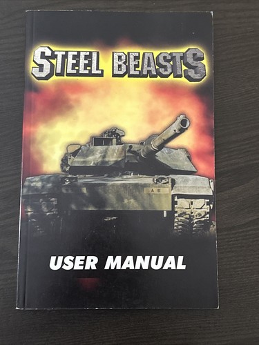 Vintage PC game STEEL BEASTS user manual 627006202728| eBay