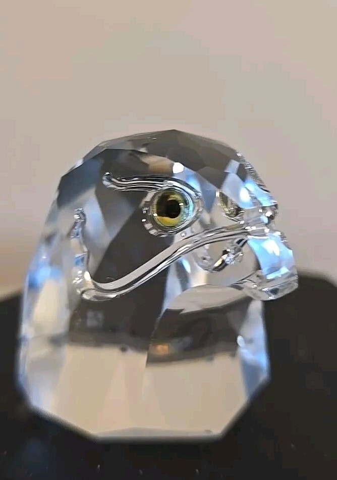 Swarovski Crystal Falcon Head Figurine | eBay